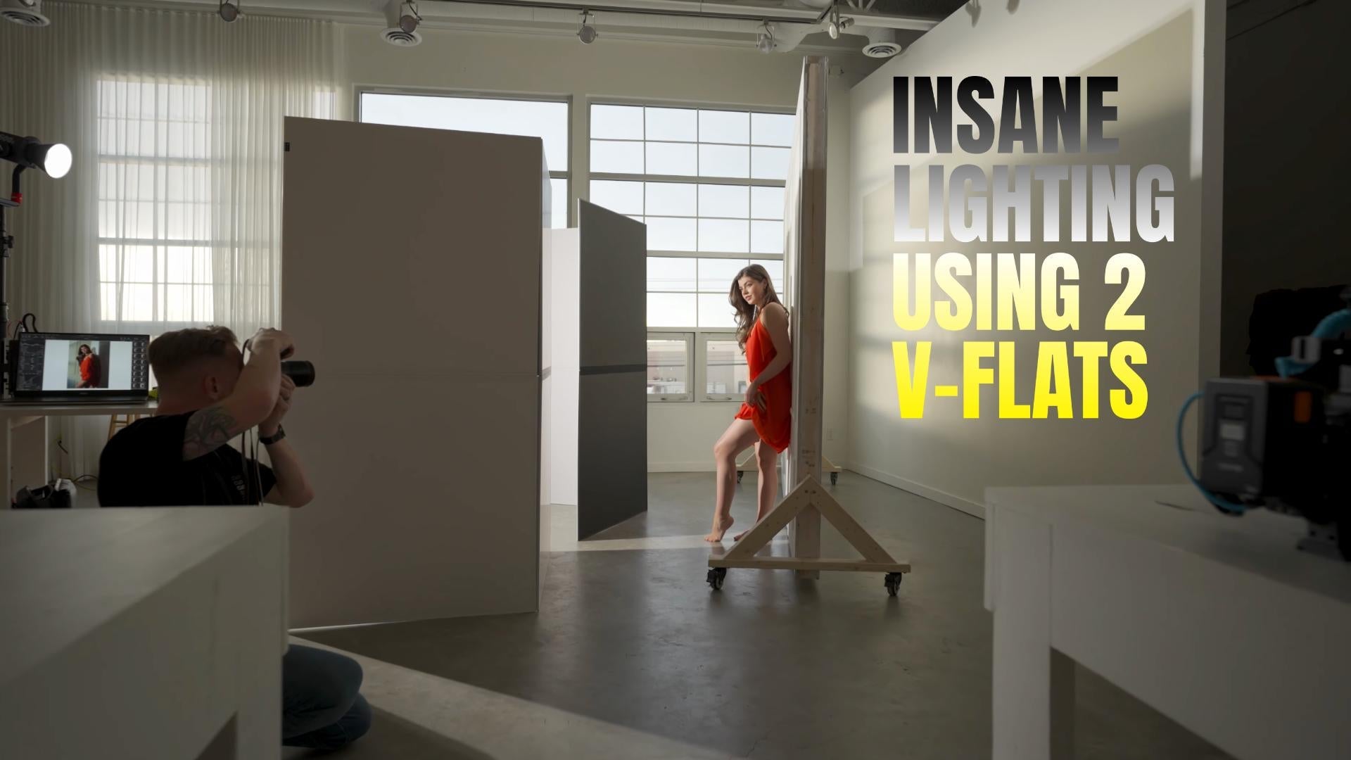 INSANE LIGHT with Just 2 V-FLATS