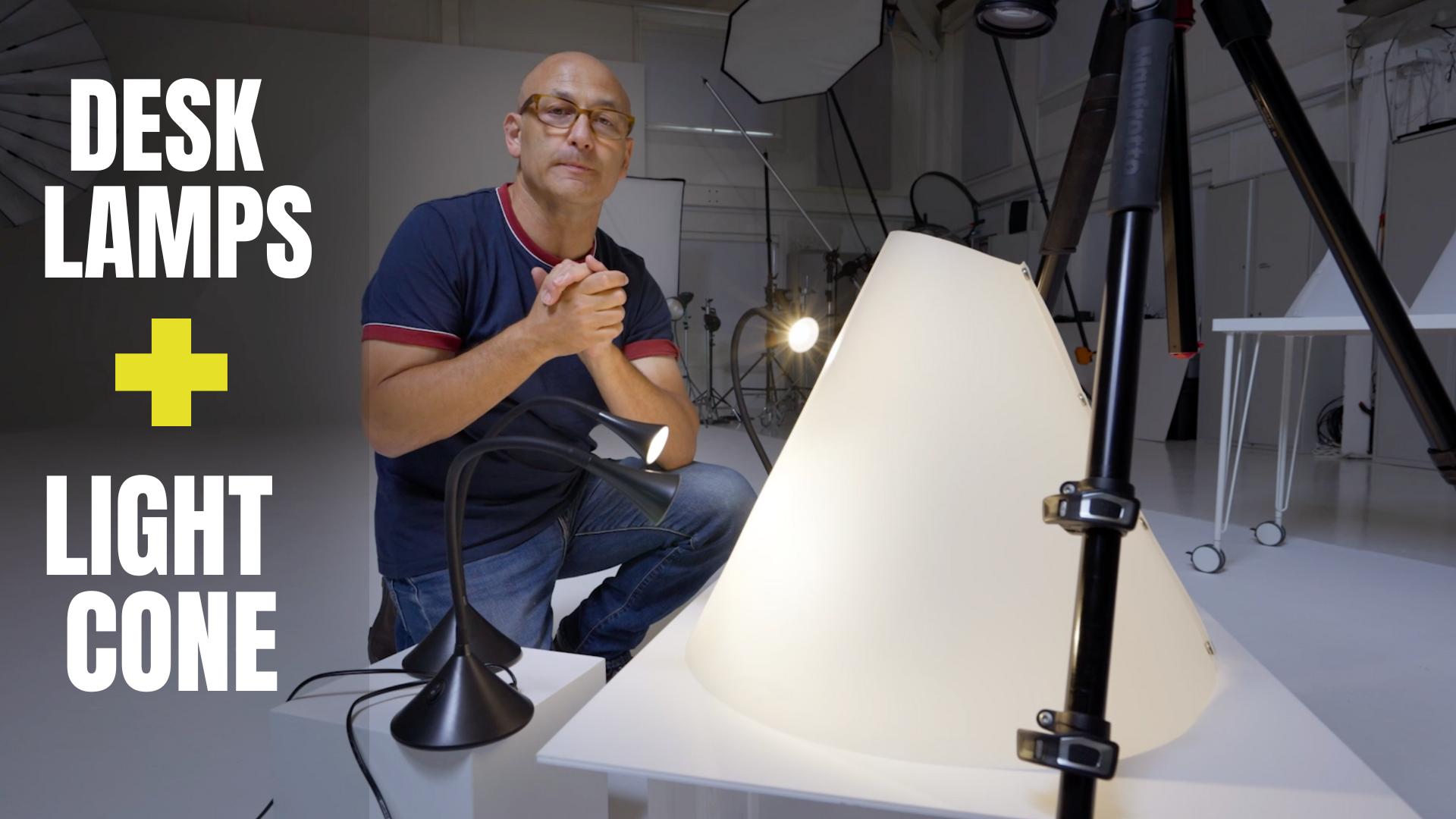 How to Use Desk Lamps for Pro Product Shots with the Light Cone