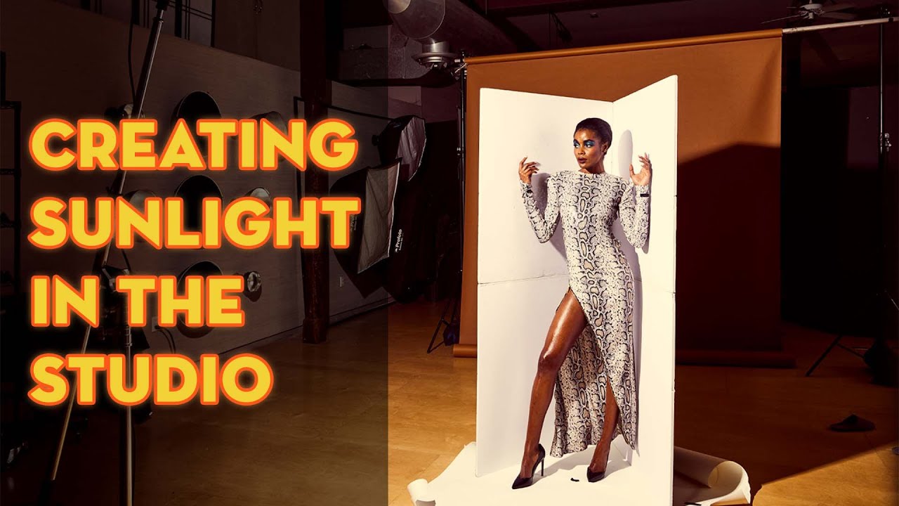 Creating the Look of Sunlight in Studio with Only 1 Light