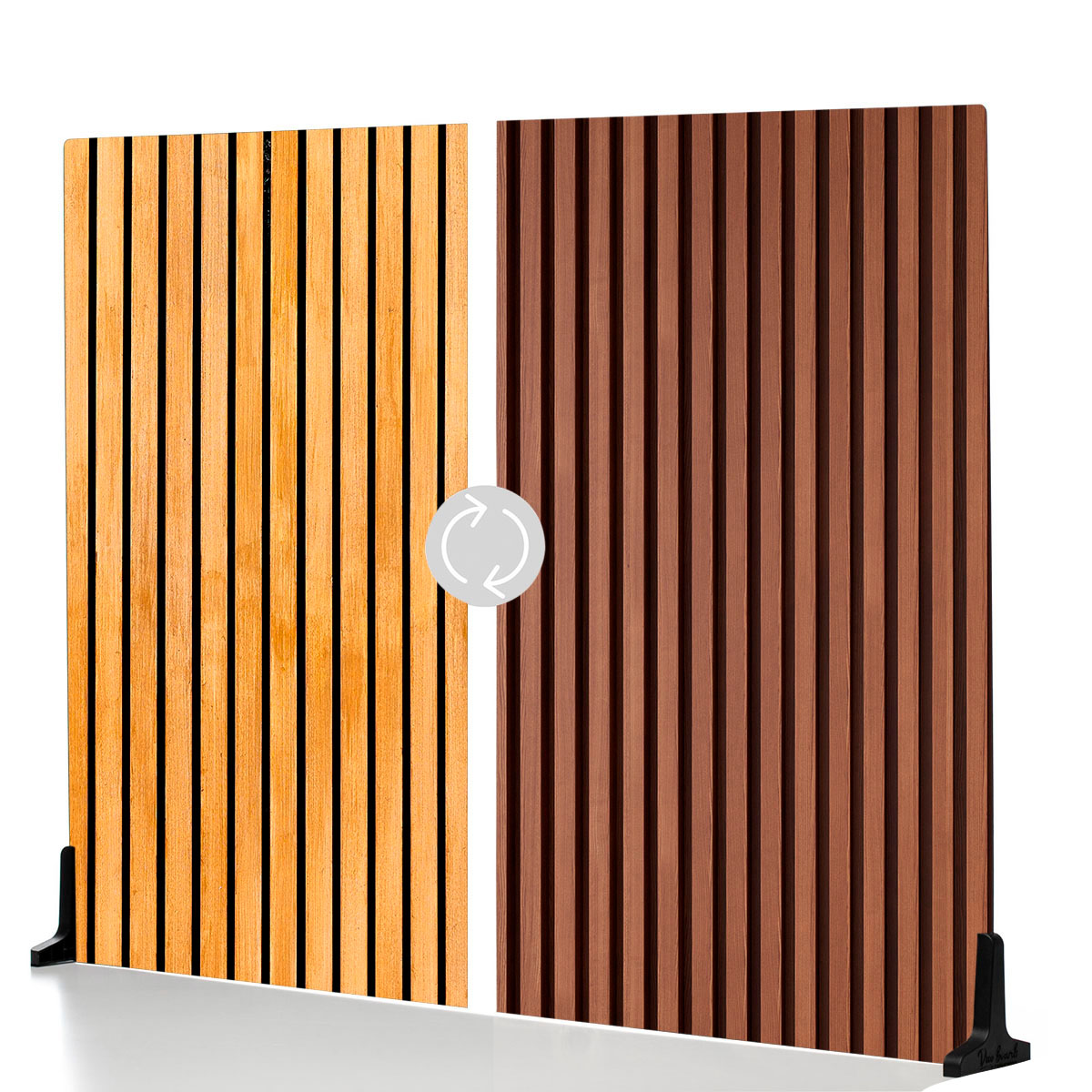 Wood Slats Light/Wood Slats Dark -XL- Photo Backdrop - 30"x40"